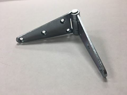 4 Pack of 12 inch Strap Hinges Heavy Duty Zinc Plated Hardware Door ...