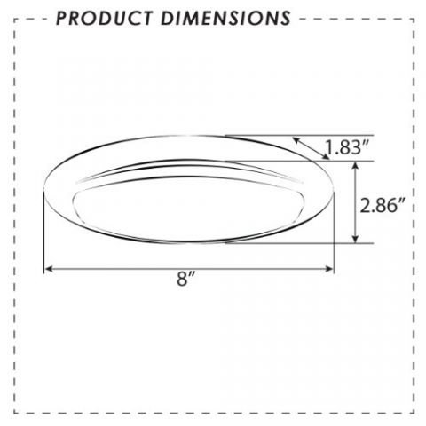ITC (81767-CH-86-DB) Chrome Bezel Halogen Exterior Porch Light with ...
