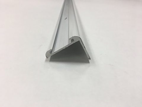 92″ White Aluminum Vinyl Insert Type Corner Molding RV Trailer 1″ Leg x ...