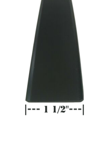 1 1/2″ BLACK Vinyl Insert 1/16″ Thick Trim Flexible RV Screw Cover ...