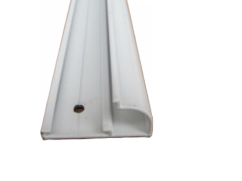 92″ White Aluminum Vinyl Insert Type Gutter Drip Rail Trim Molding 1 1/ ...